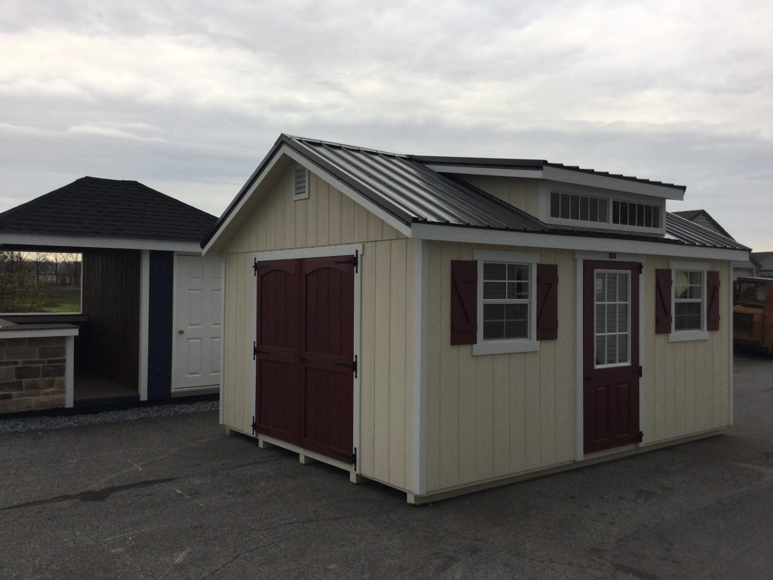12x16 Classic Garden Cottage with Studio Dormer - Glick Structures