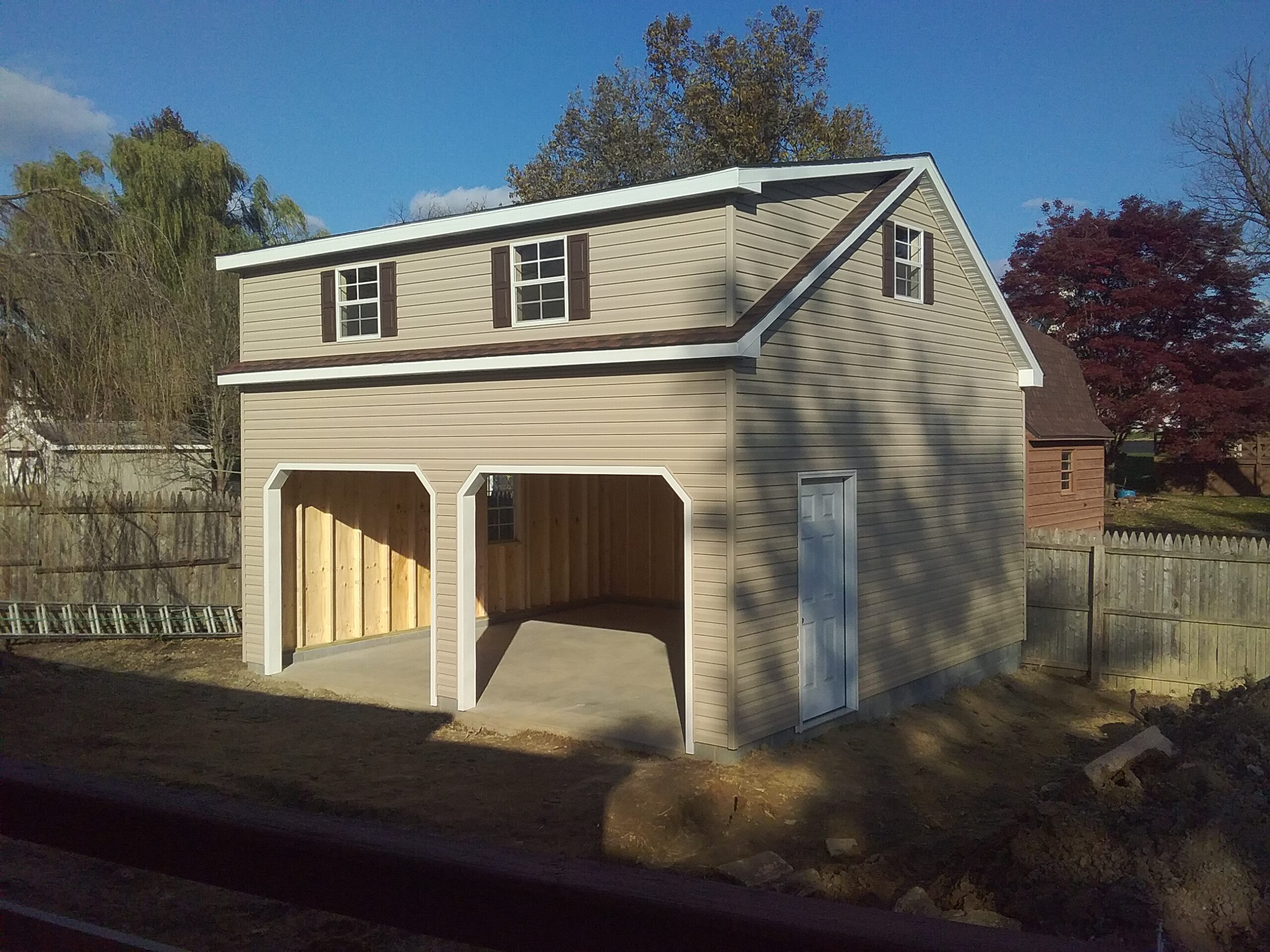 2 Story Doublewide Garage - Glick Structures