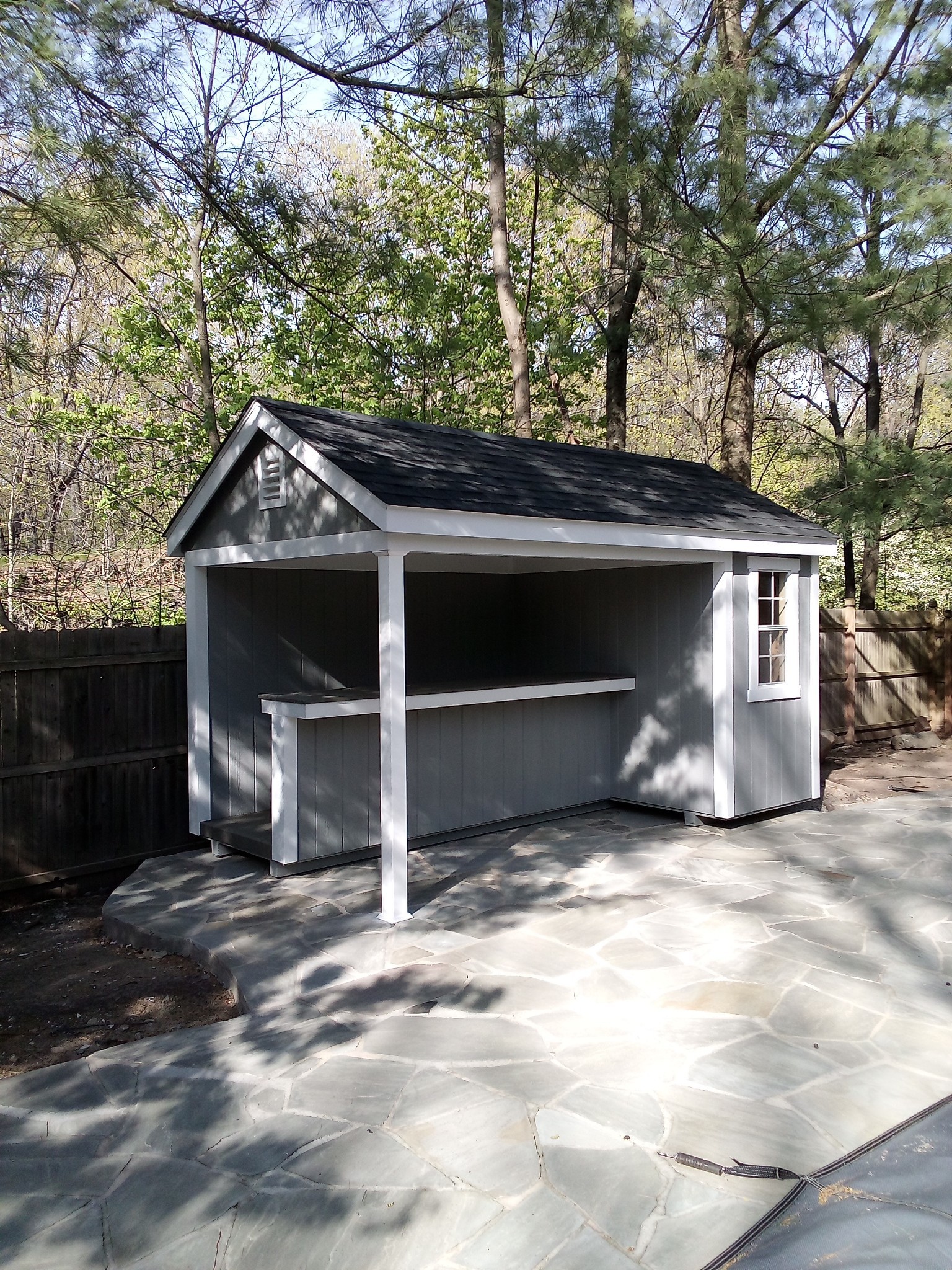 8x12 Swansea Pool House - Glick Structures