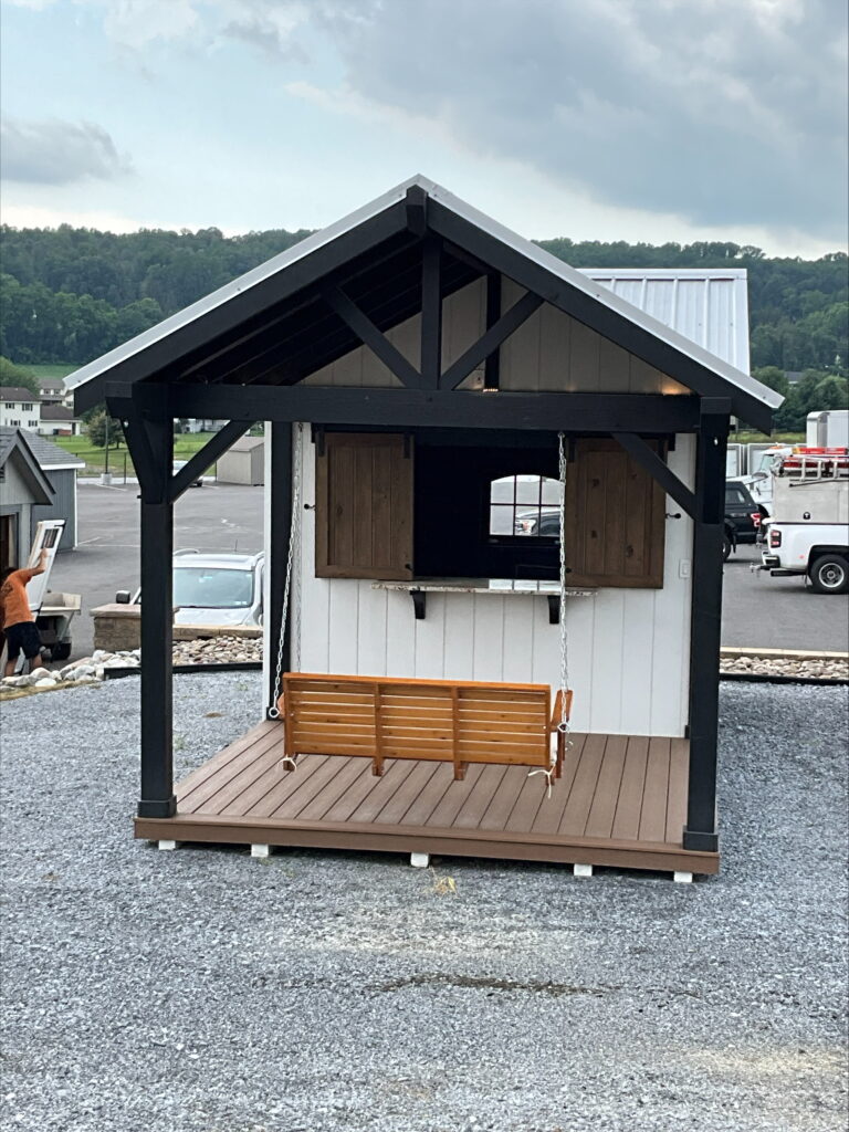10x20 Classic Cottage Pool House - Glick Structures